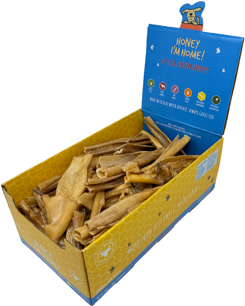 6" Collagen Sticks for Dogs in Bulk – Honey I'm Home Treats