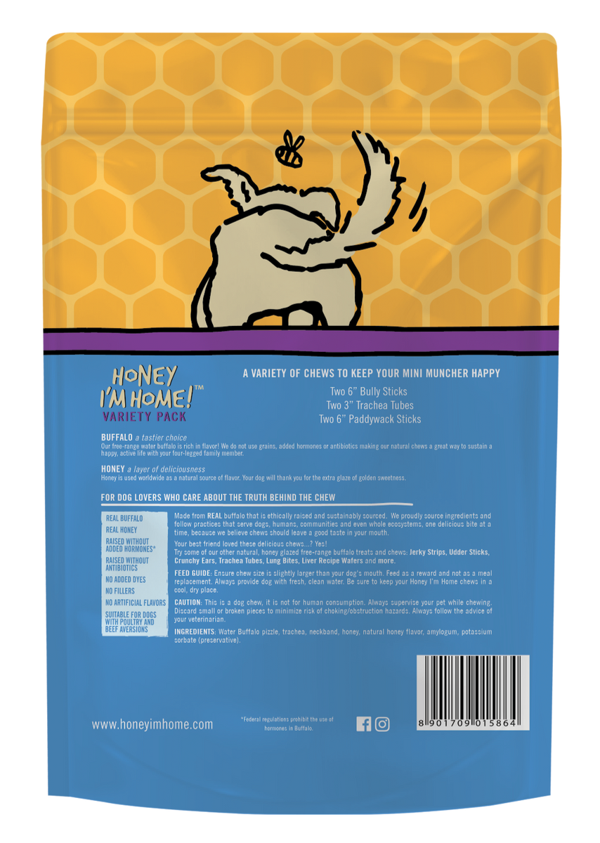 Mini Muncher Sampler for Dogs – Honey I'm Home Treats